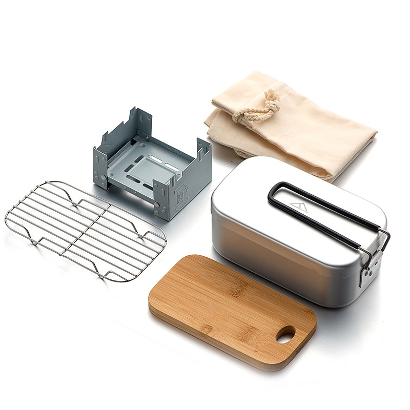 Tillak Mess Tin Set Aluminum Survival Kit Box,Canteen Mess Kit, Lunch ...