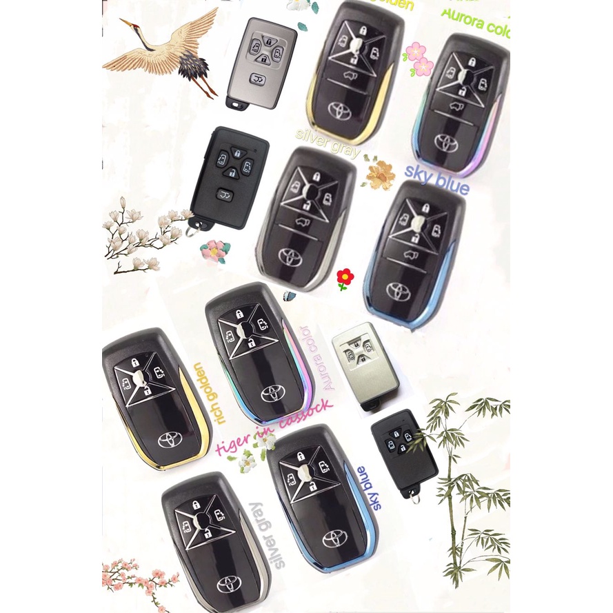 TOYOTA เคสกุญแจรีโมตรถยนต์ 54 B สําหรับอัพเกรด TOYOTA 54 BUTTON ALPHARD ...