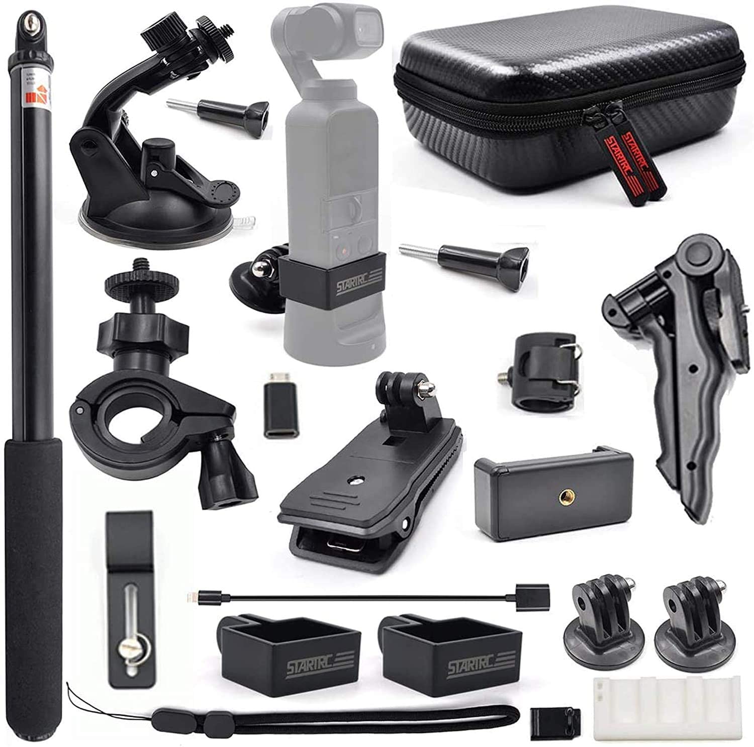 STARTRC OSMO Pocket 2 Expansion Accessories Kit,Handheld Sport Camera ...