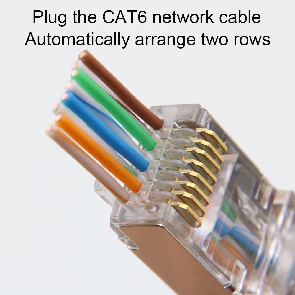 ตัวเชื่อมต่อเครือข่าย xintylink rj45 cat6 connector cat5e cat5 SFTP FTP ...