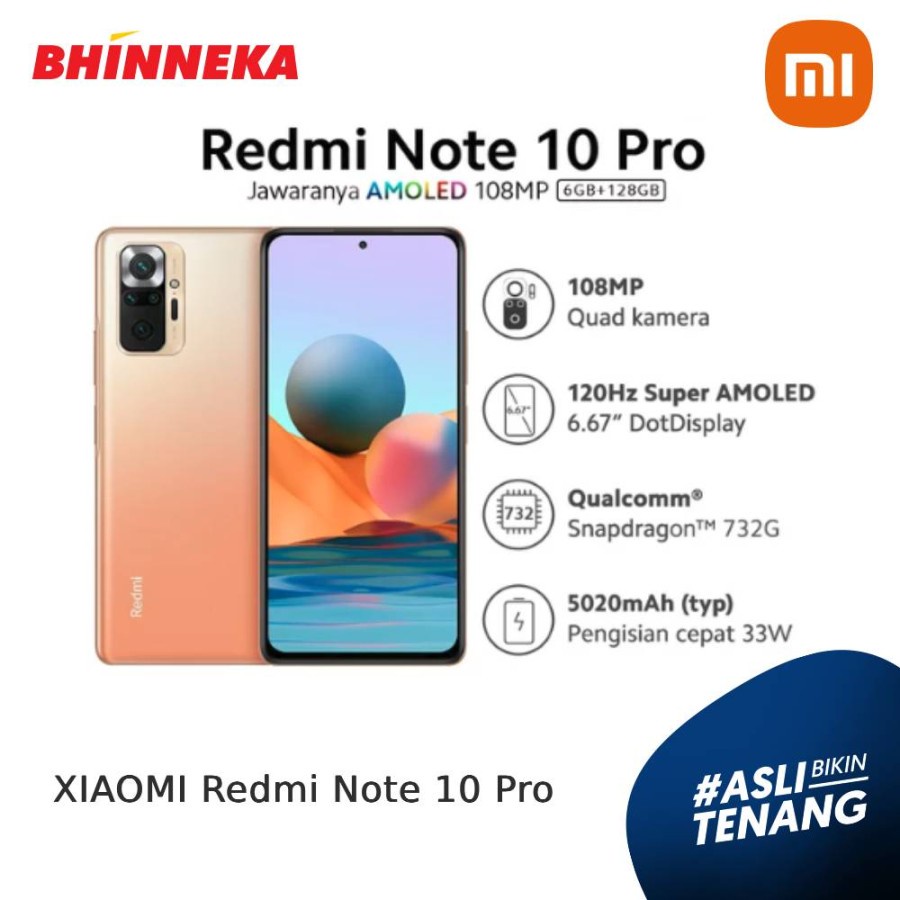 Spesifikasi Xiaomi Redmi Note 10 Pro, Harga Terbaru dan Kelebihannya