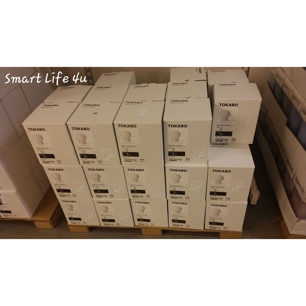 มาใหม่ IKEA TOKABO โคมไฟตั้งโต๊ะ ทูกาบู อิเกีย สีขาว แก้วฝ้า แถมหลอด ...