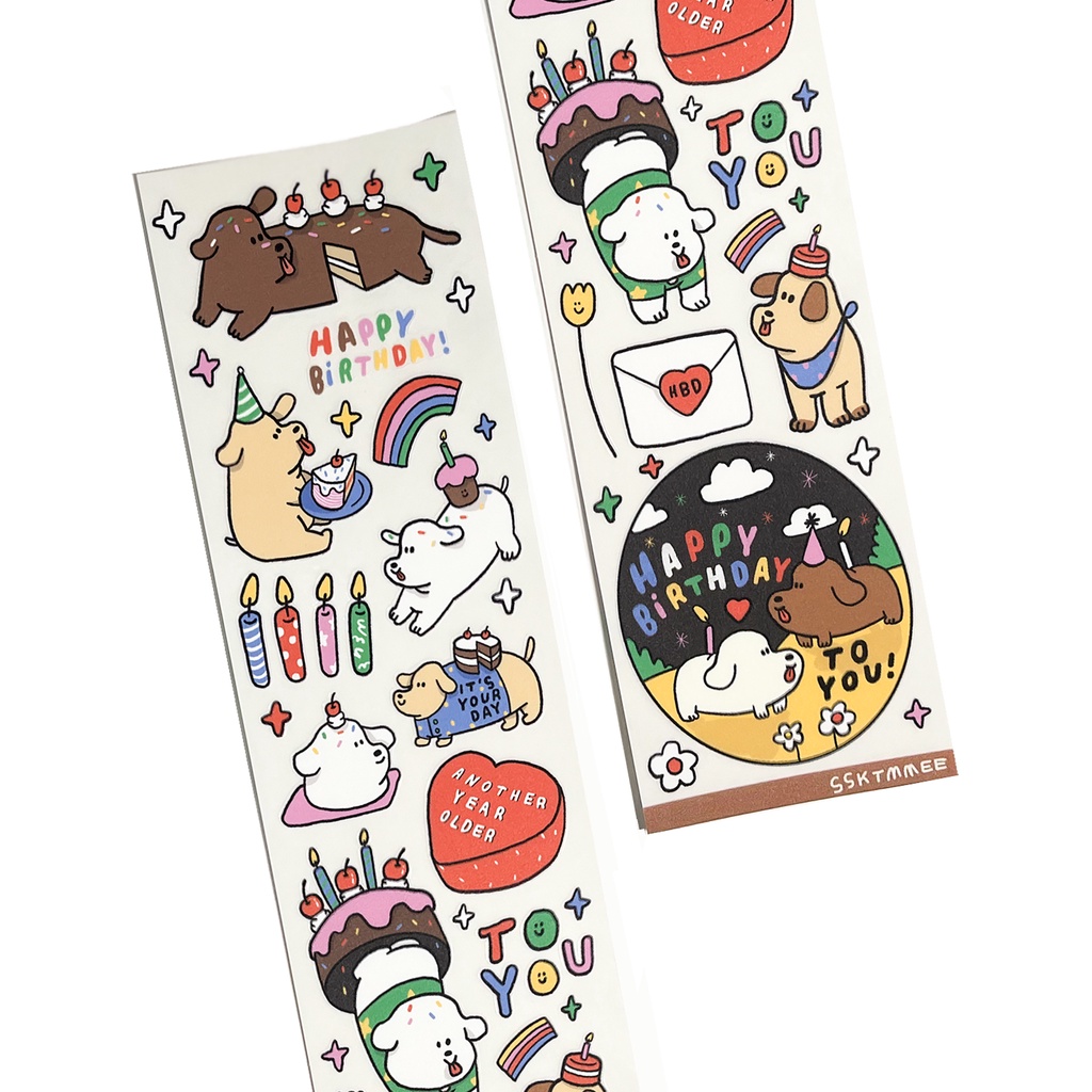 ssktmmee - regular sticker (birthday) | Shopee Thailand