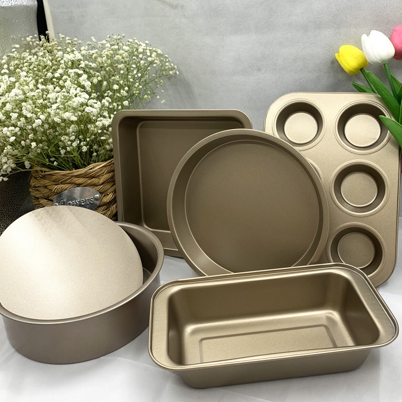 ۞ ♠Cake Mold Five Piece Set Cake Plate Pizza Plate Six Piece Mold Toast ...