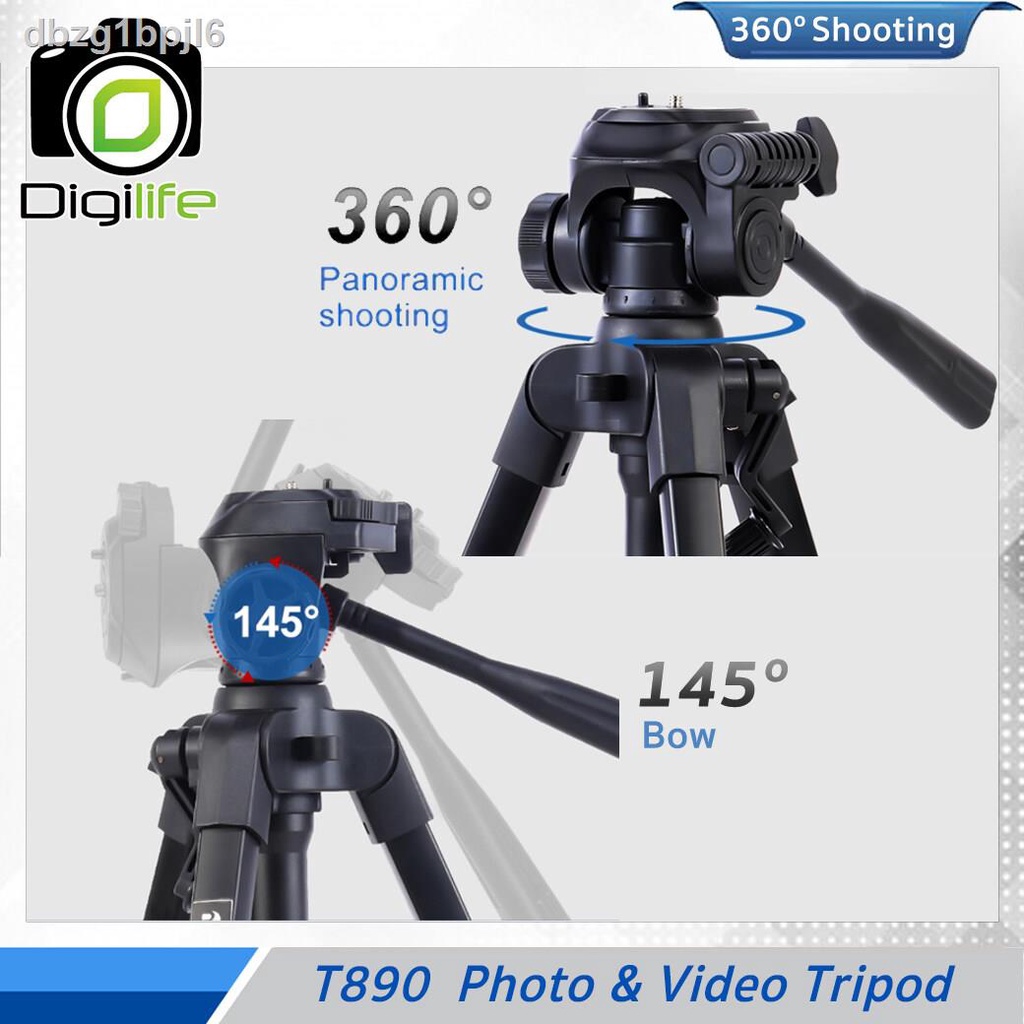 Benro Tripod T890 ขาตั้งกล้องน้ำหนักเบา เหมากับกล้อง DSLR มิลเรอร์เลส ...