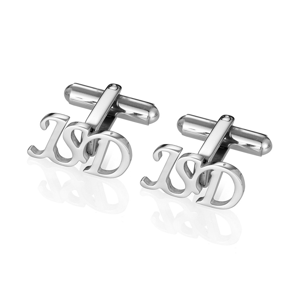 Personalized Mens Name Shirt Cufflinks Custom Engraved Initials ...