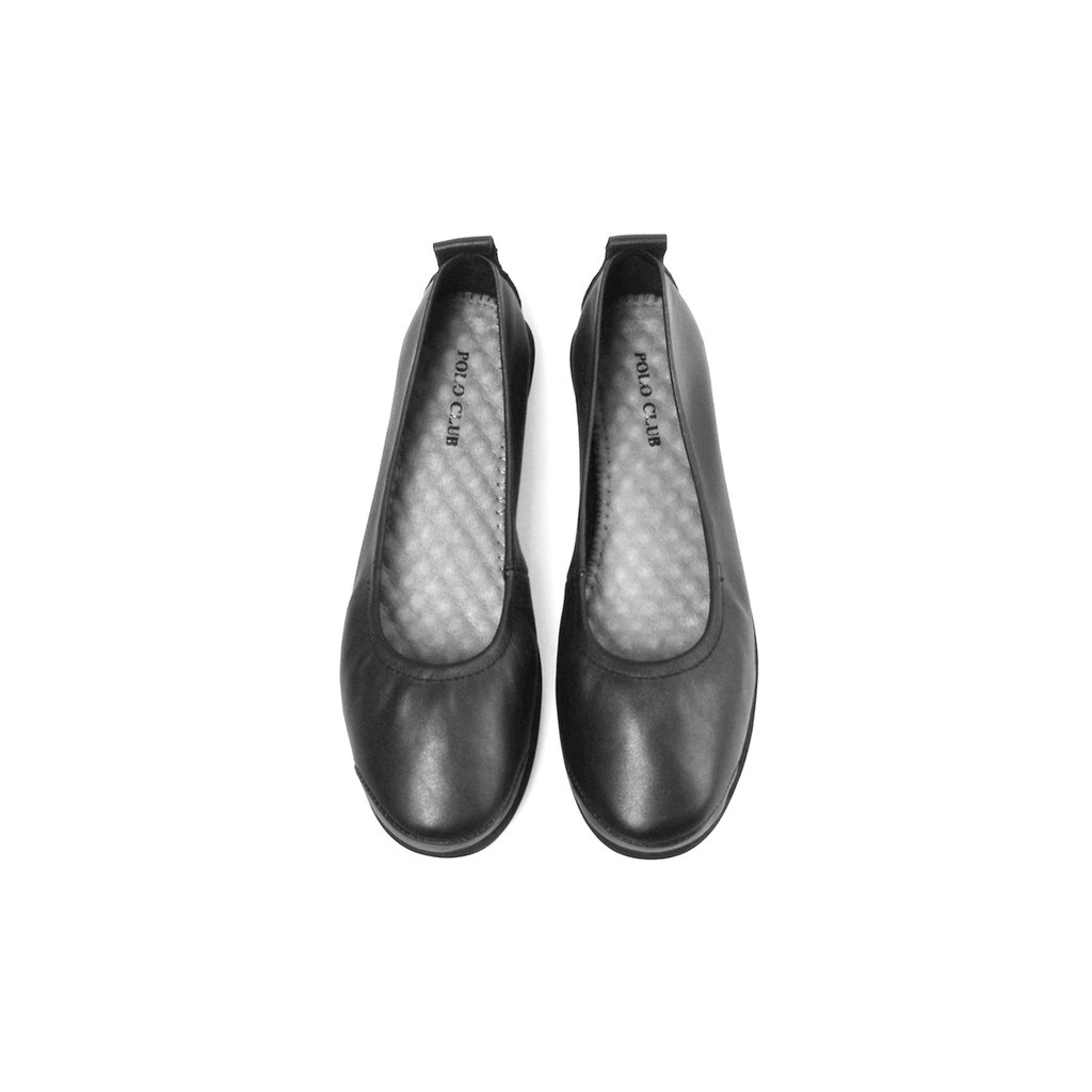 (hot)POLO CLUB รองเท้าหนัง รุ่นP1562 สีดำ รองเท้าคัทชูผู้หญิง รองเท้า ...