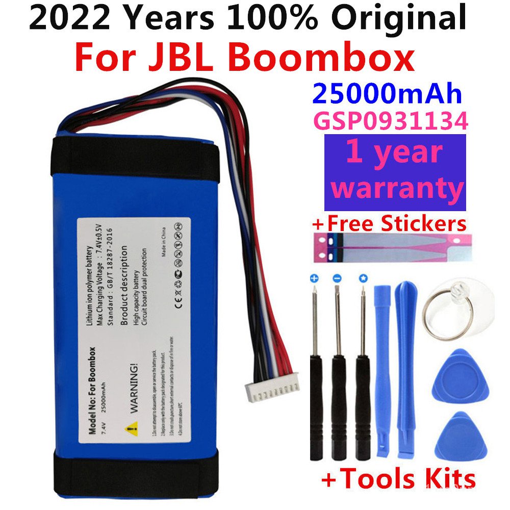 100% Original New 25000mAh Battery GSP0931134 01 for JBL Boombox ...