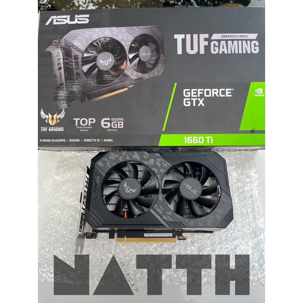 การ์ดจอ VGA GTX 1650 - 1650SUPER - 1660 - 1660SUPER - 1660TI - 2060 - 2060SUPER ASUS MSI ...