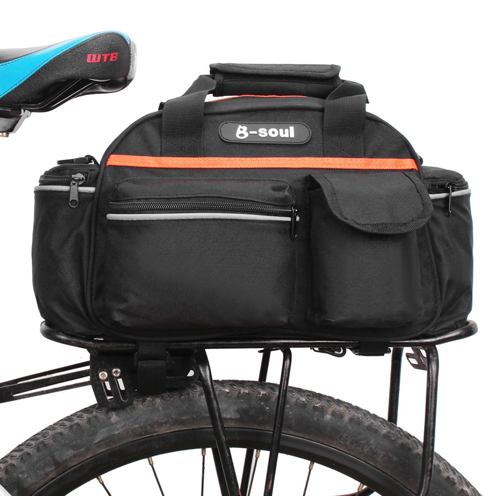 Pathfinder 15L Bike Rear Seat Bag Rack Trunk Basket Pannier Bag Cycling ...