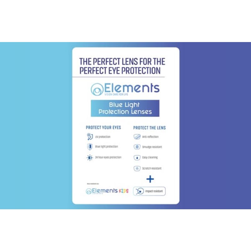 เลนส์ Essilor รุ่น Elements เลนส์บลู / เลนส์บลู&กลางคืน /เลนส์บลู+ออก ...