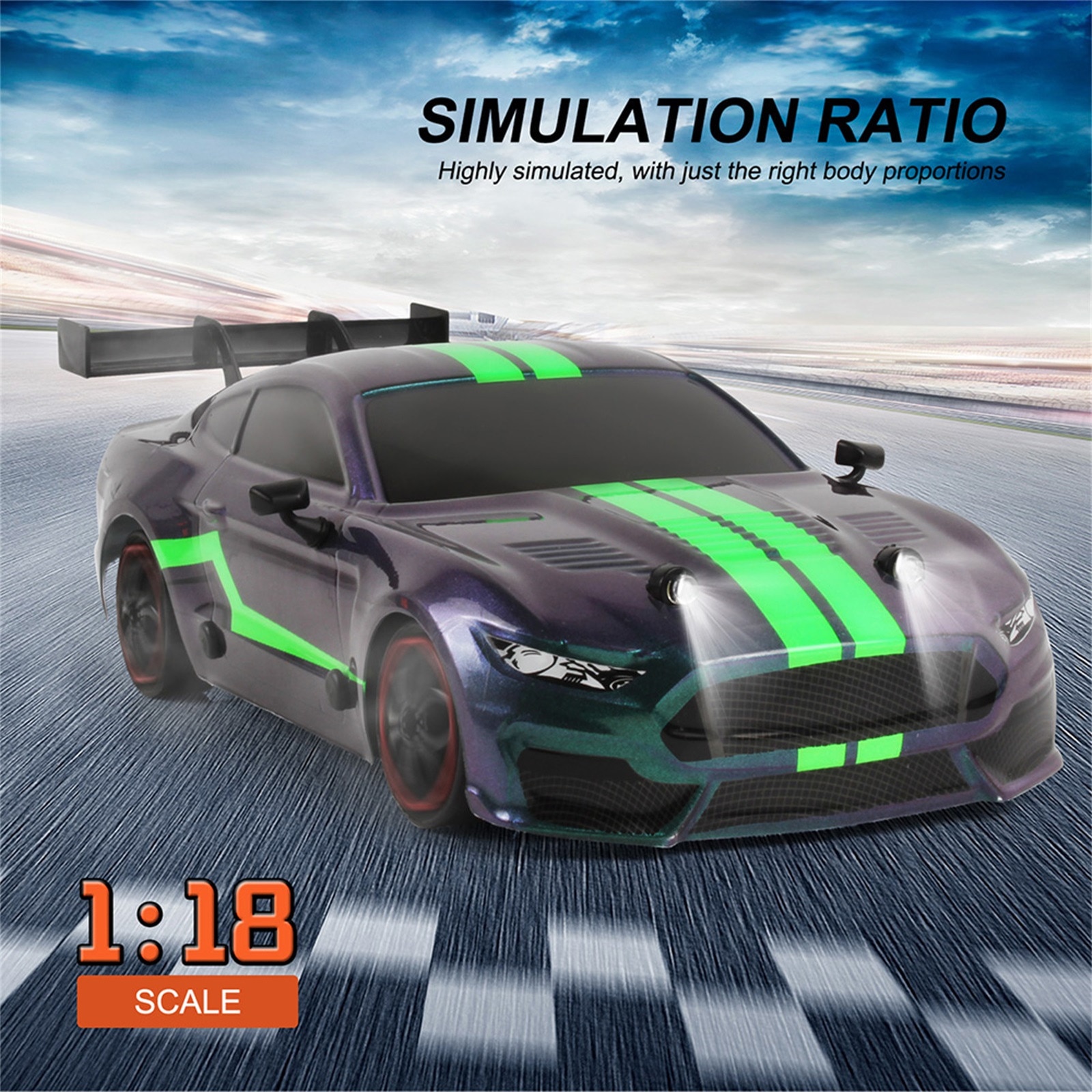 2.4g Rc Offroad Car Drift Fourwheel Drive Highseed Remote Control ...