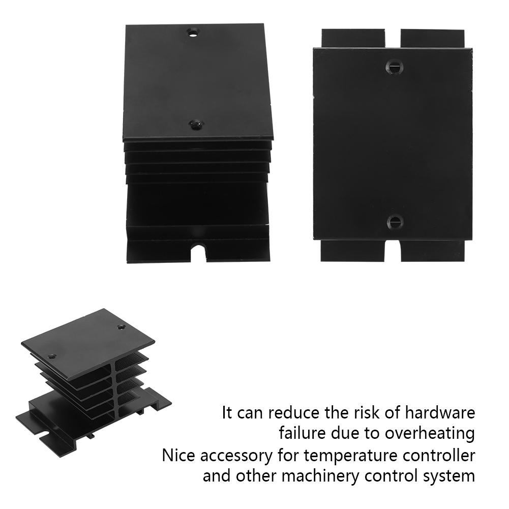 4Pcs Aluminum Heat Sink 10A-40A Solid State Relay SSR Radiator for ...