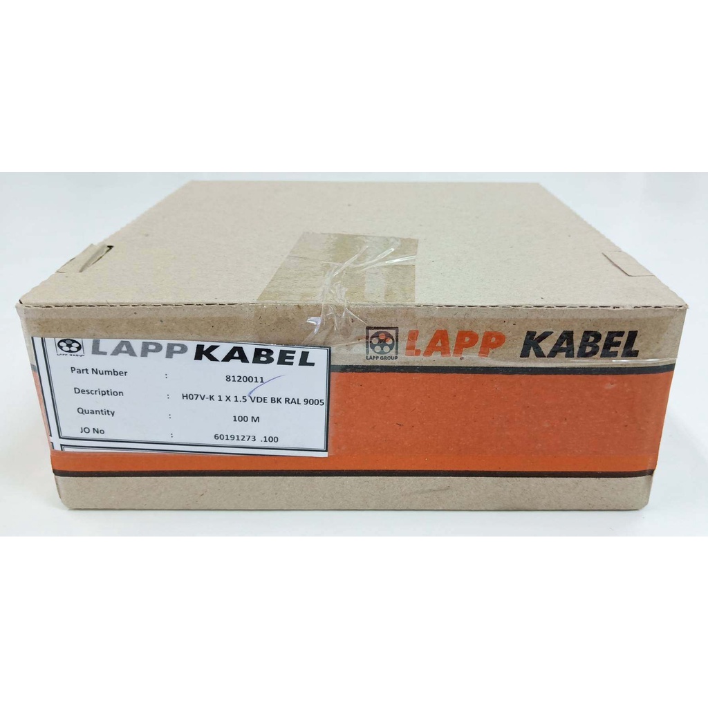 สายไฟ LAPP KABEL 0.5 mm² 0.75 mm² 1.0 mm² (1 ม้วนยาว 100 เมตร) H05VK ...
