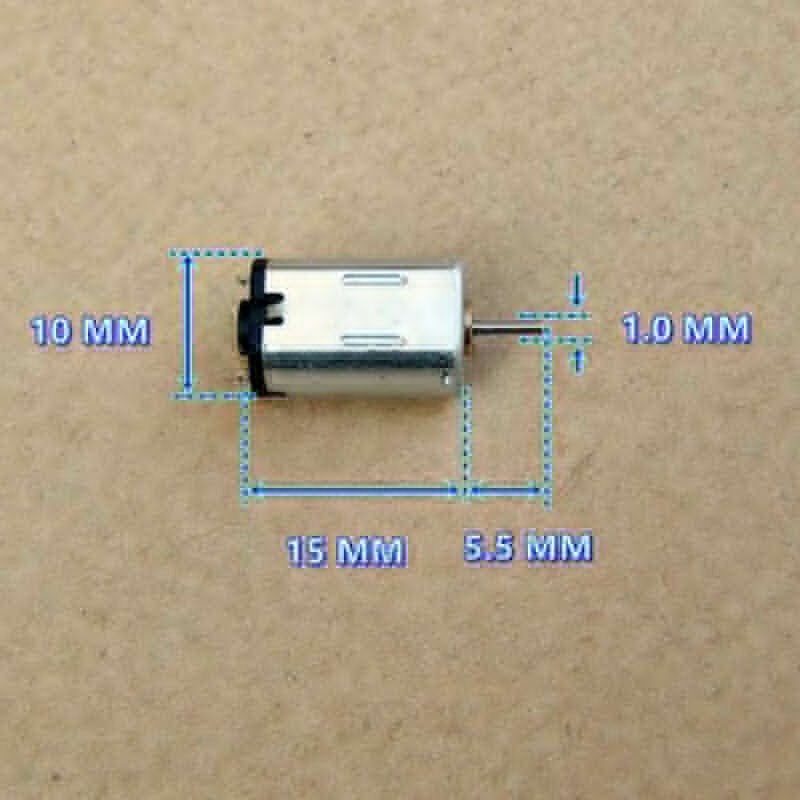 Metal-Brush High-Speed Electric-Motor 1mm-Shaft DC12V 25500RPM Mini ...