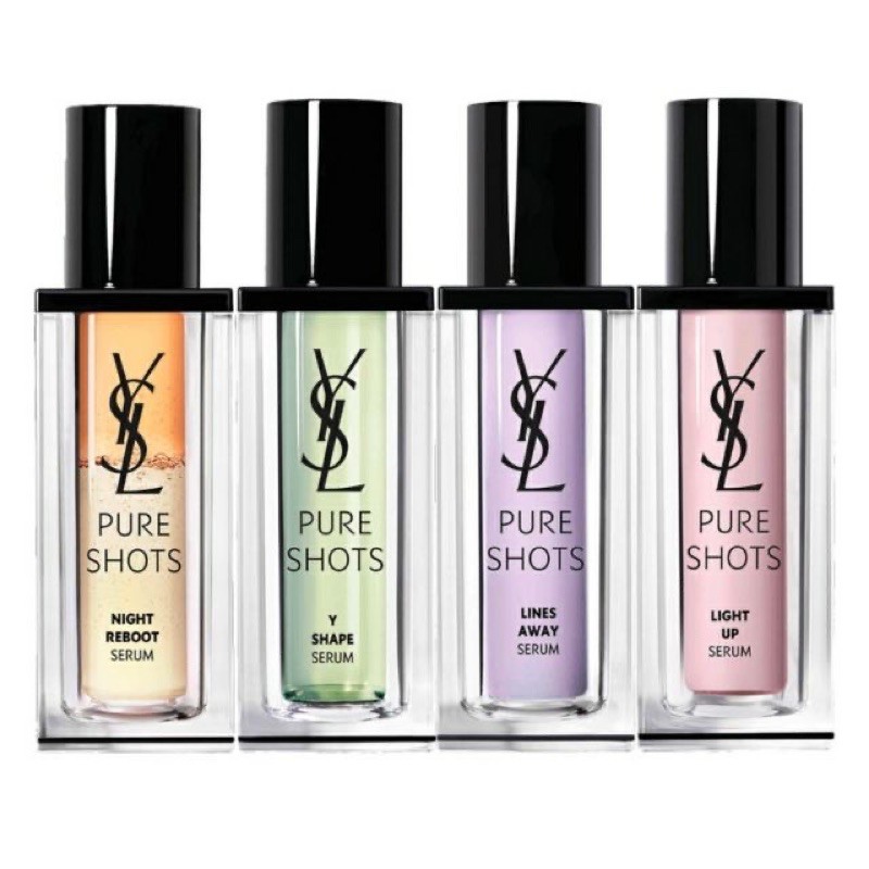 แท้ YSL pure shot line away Y shape Light up Night reboot serum ...