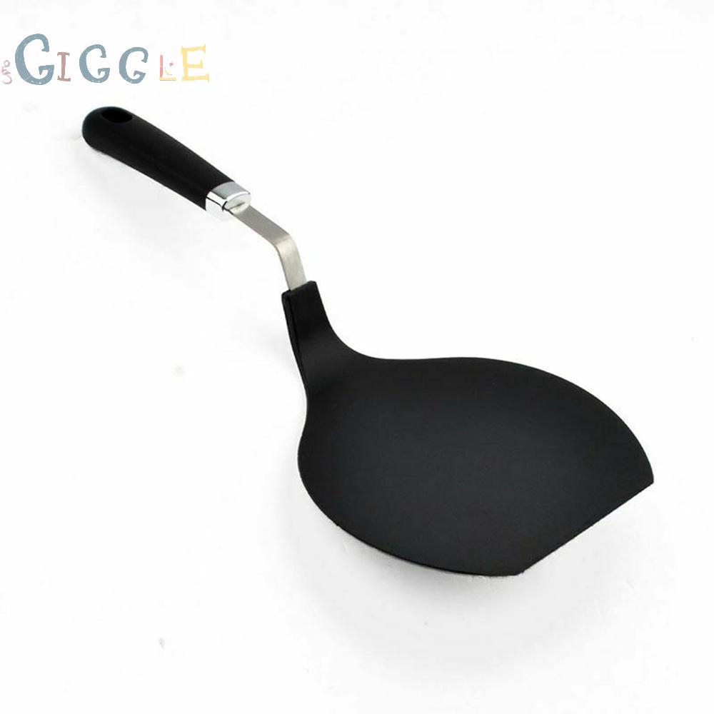 Pizza Oven Turner Stainless Steel Heat Resistant Spatula Lifter Black ...