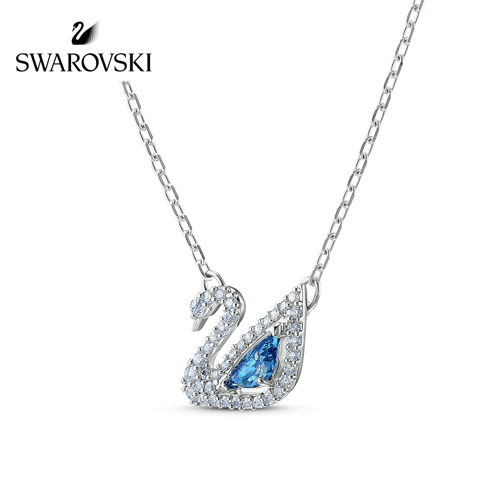 Swarovski charms necklace Ready Stock!!! Original Swarovski 蓝调天鹅 ...
