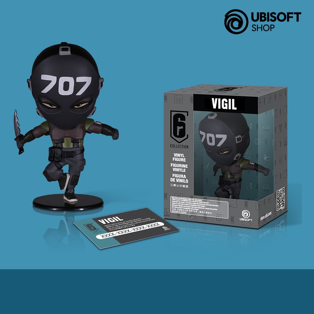 Ubisoft: Rainbow Six Siege Six Collection: Vigil Chibi Figurine ...