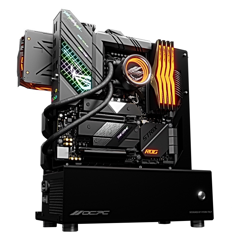 Case Hydra OCPC MICRO White Matx Computer เคส สีขาว - mediazcom - ThaiPick