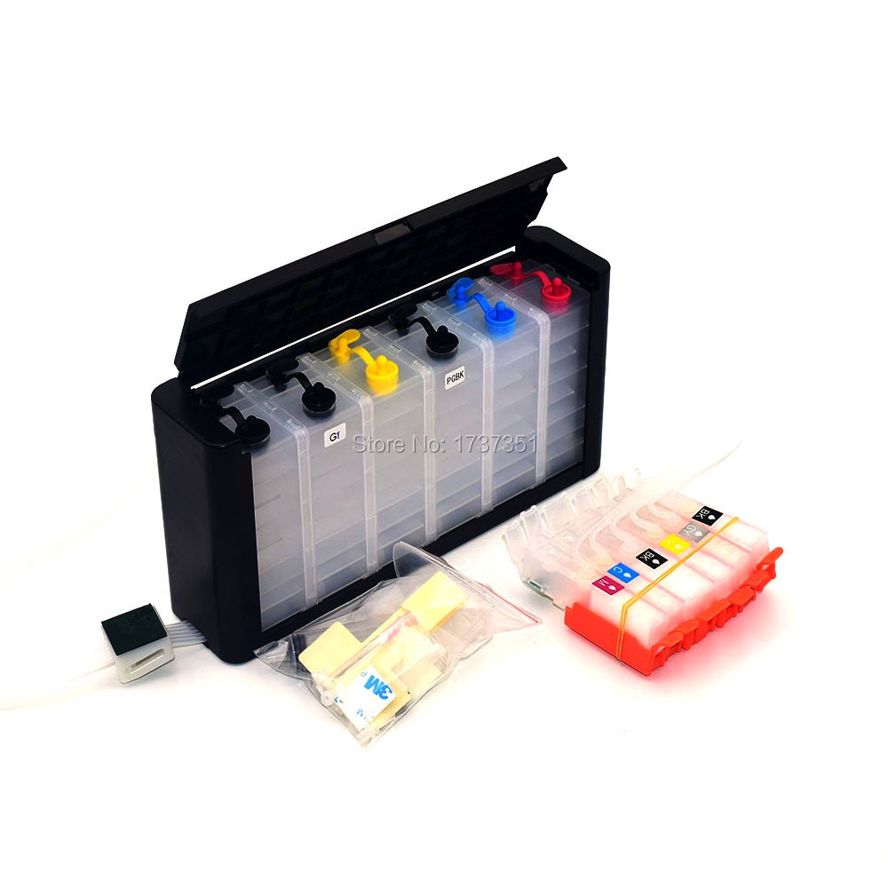 6 Color PGI-270 CLI-271 Ciss System For Canon PIXMA MG7720 TS9020 ...