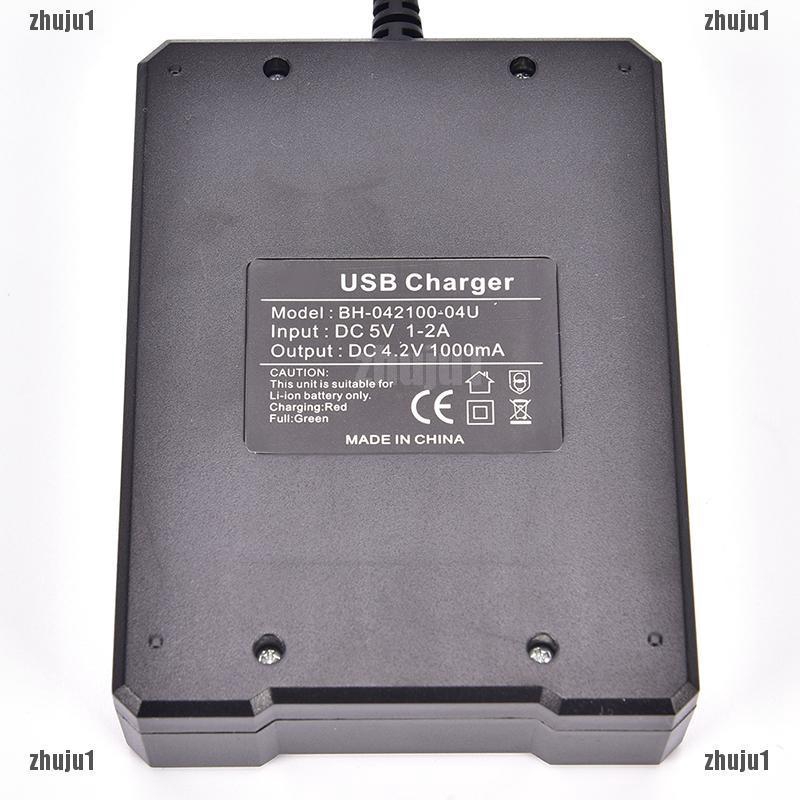 FTO Usb Battery Charger Intelligent 4 Slots Aa Aaa Lithium Rechargeable ...