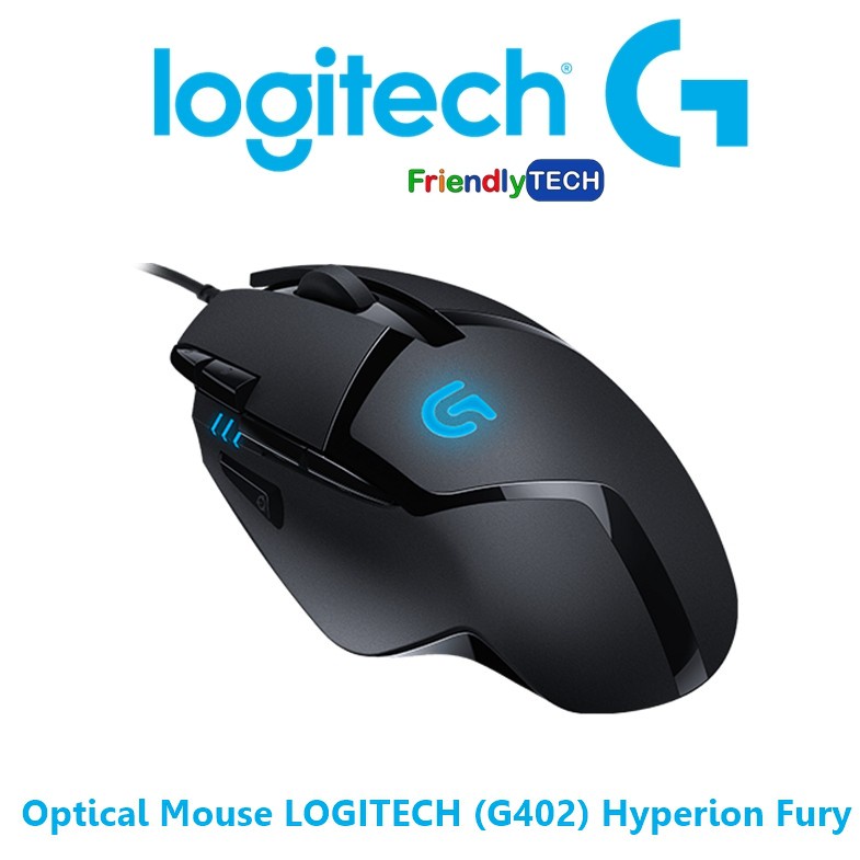 LOGITECH MOUSE (เมาส์) GAMING GEAR G402 HYPERION FURY - รับประกัน 2 - Y - mutez6ykyh - ThaiPick
