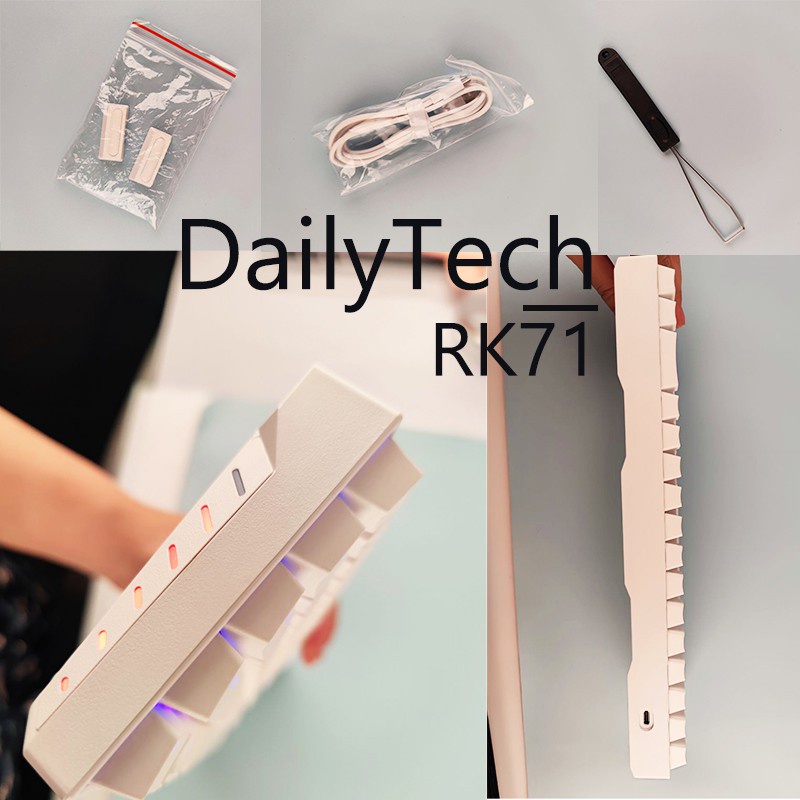 Royal Kludge RK71 Wireless Bluetooth RGB Backlight Gaming Mechanical ...