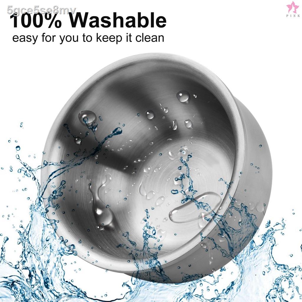 IIK-Stainless Steel Soap Cup Bowl Shaving Mug Bowl Barber Beard Razor ...