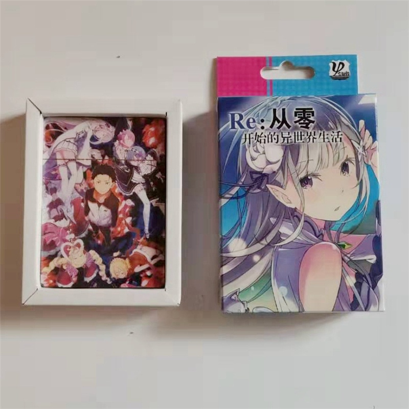 54cs Relife In A Different World From Zero laying Cards oker Rem Ram ...