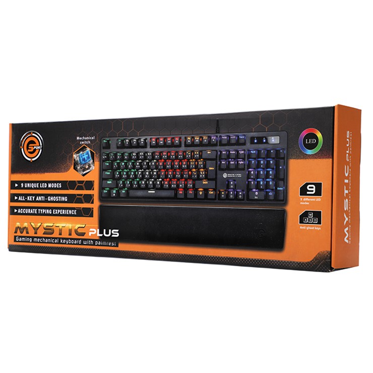 คีย์บอร์ดเกมมิ่ง Neolution E-Sport Gaming Keyboard Mystic Plus (ประกัน ...