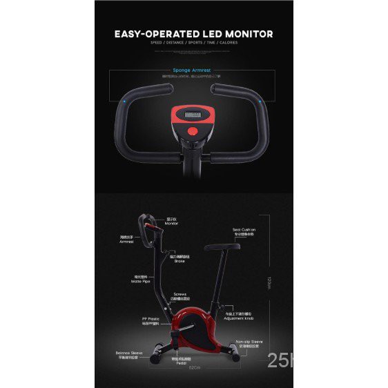 READY STOCK Basikal Senaman | Home and Office Indoor Exercise Cycling ...