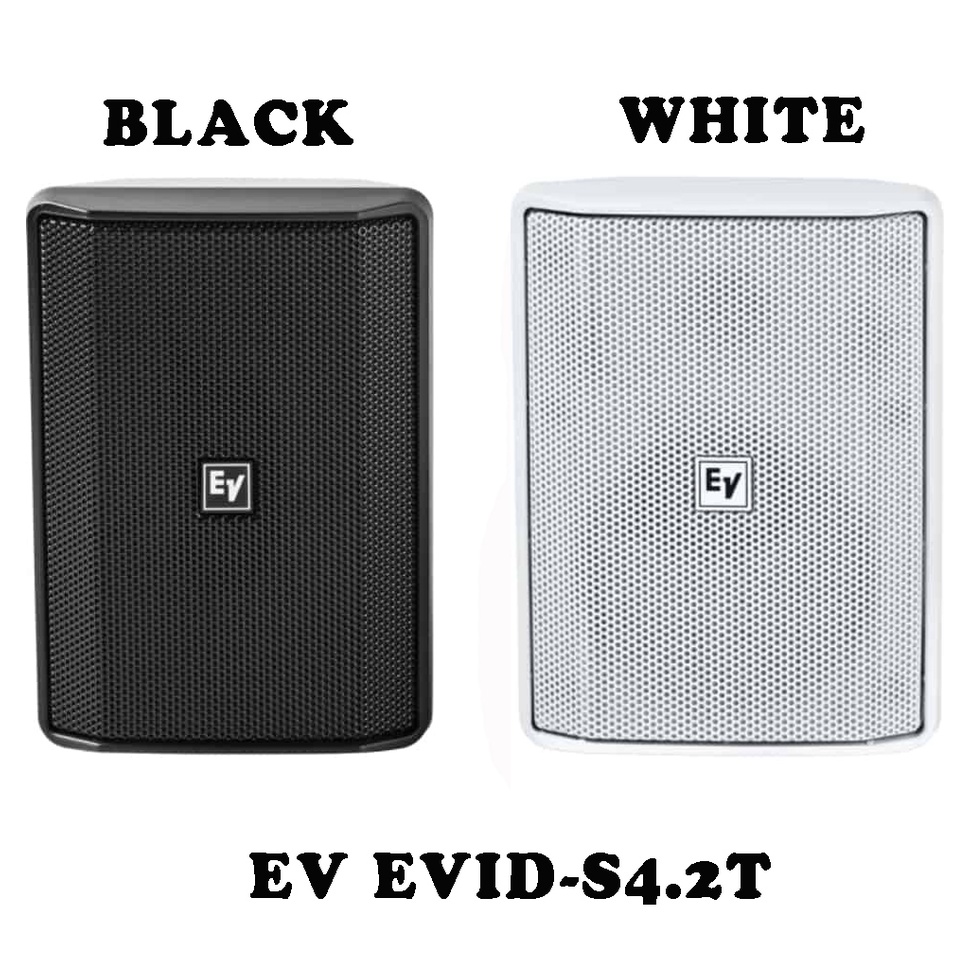 EV EVID-S4.2T ตู้ลำโพงติดผนัง ขนาด 4 นิ้ว 2 ทาง 60 วัตต์ - jlsound - ThaiPick