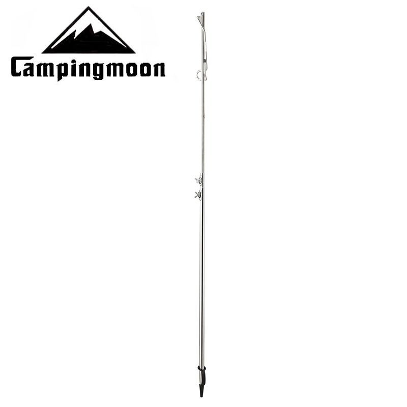 เสาแขวนตะเกียง Campingmoon รุ่น D-240 วัสดุสแตนเลส - blackbullcamp - ThaiPick