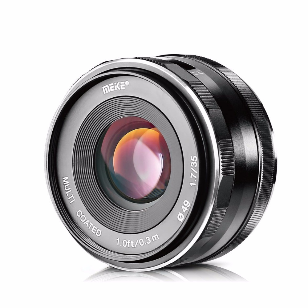 MEKE Meike 35mm f1.7 APS C Large Aperture Manual Focus Lens For Fuji Mirrorless cameras X T3/X ...