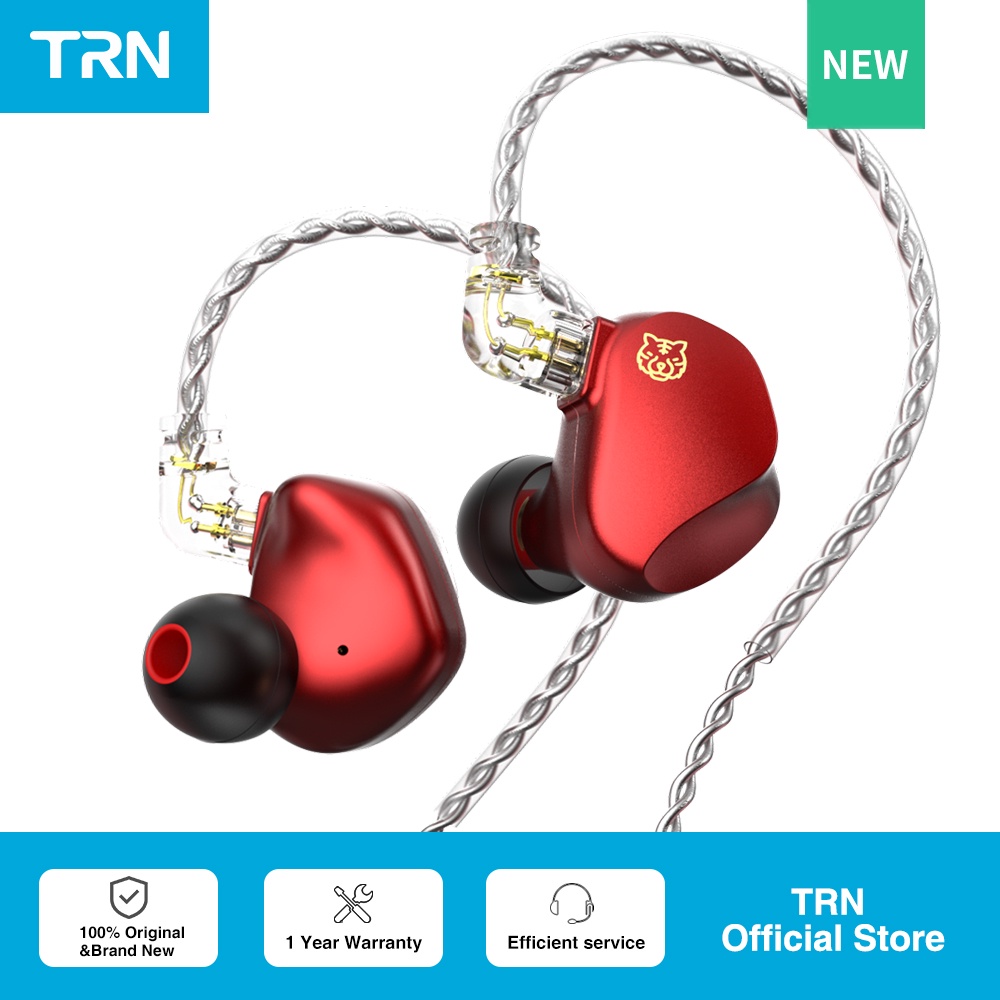 TRN VX Pro 8BA1DD Hybrid Metal In Ear Earphone IEM HIFI DJ Monitor ...