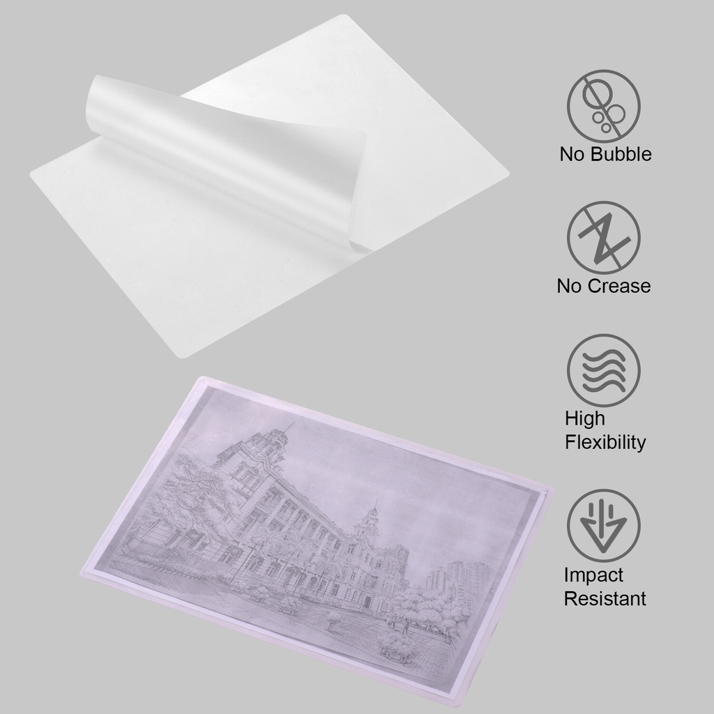 A4 Laminating Film Pouches Protection Sheet 100pcset for Photo Paper ...