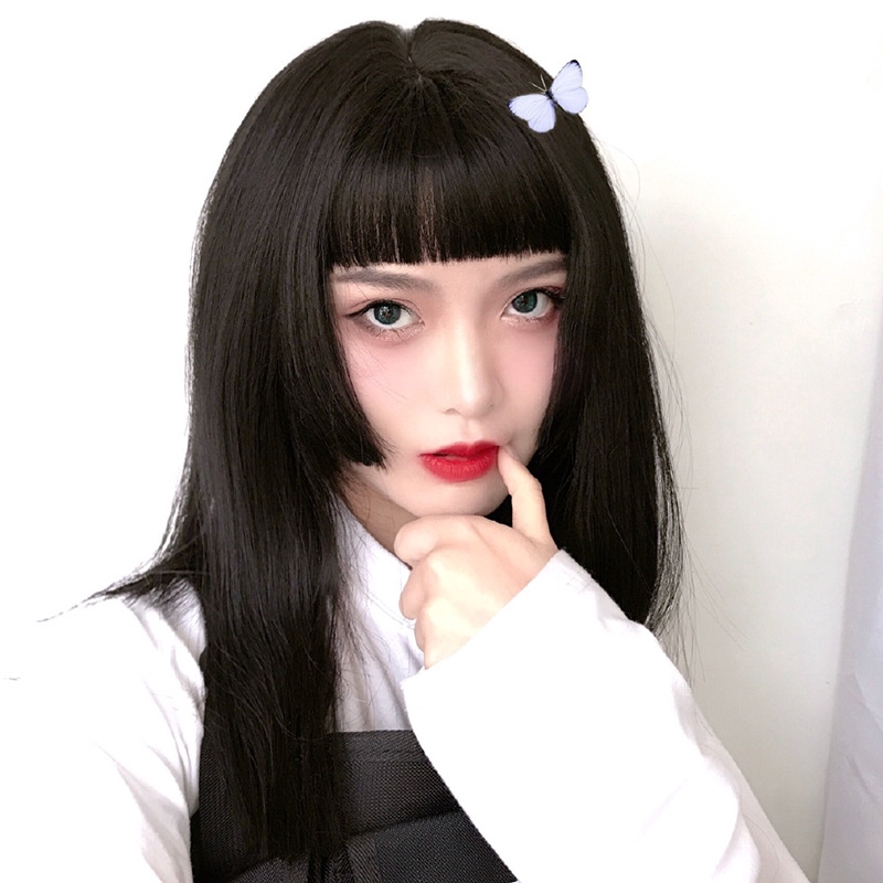 Two tiktok hair princess, cut the fake bangs, lovely face, red and ...