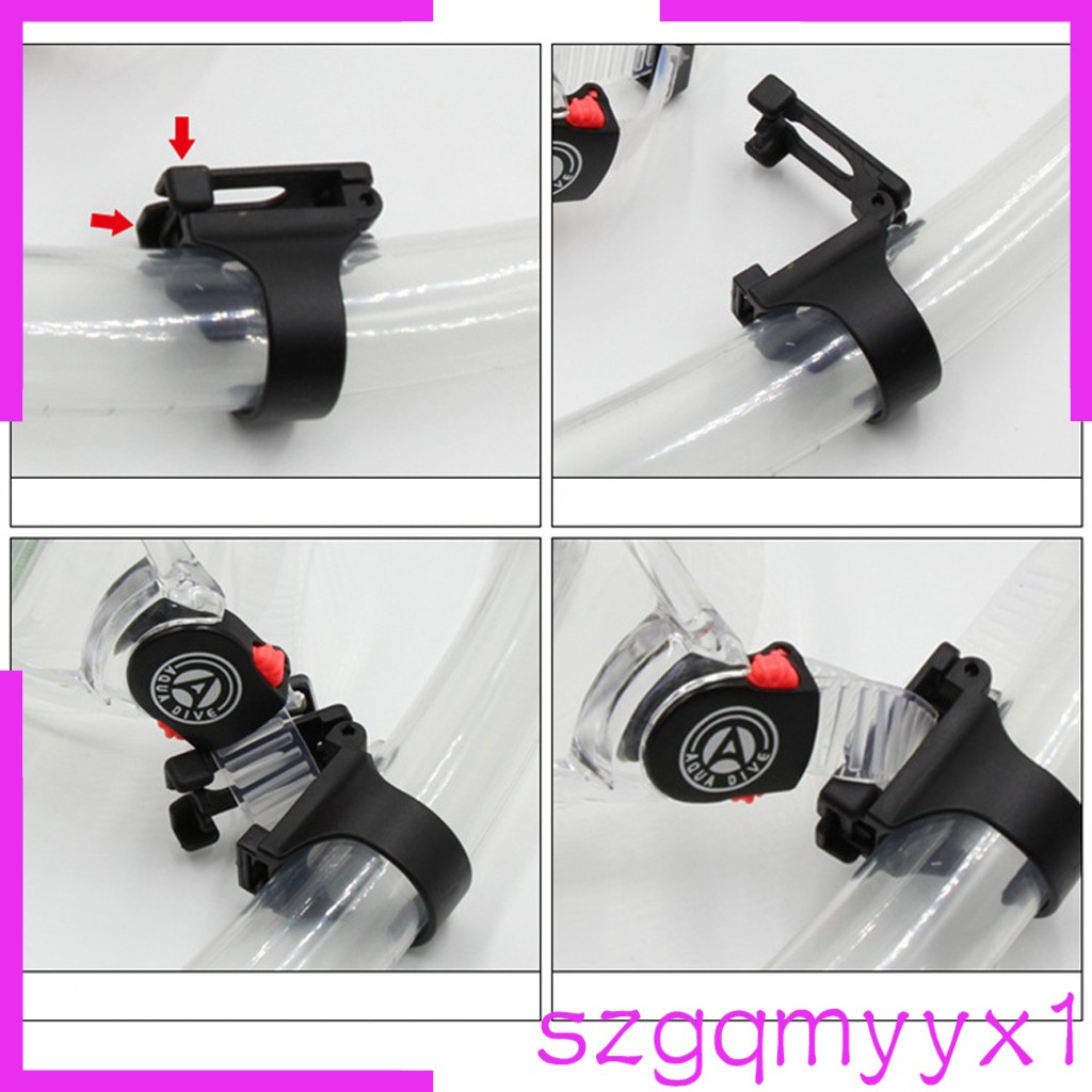Freeport 4pcs Dive Snorkel Clip Breath Tube Holder Clamp Diving Mask ...