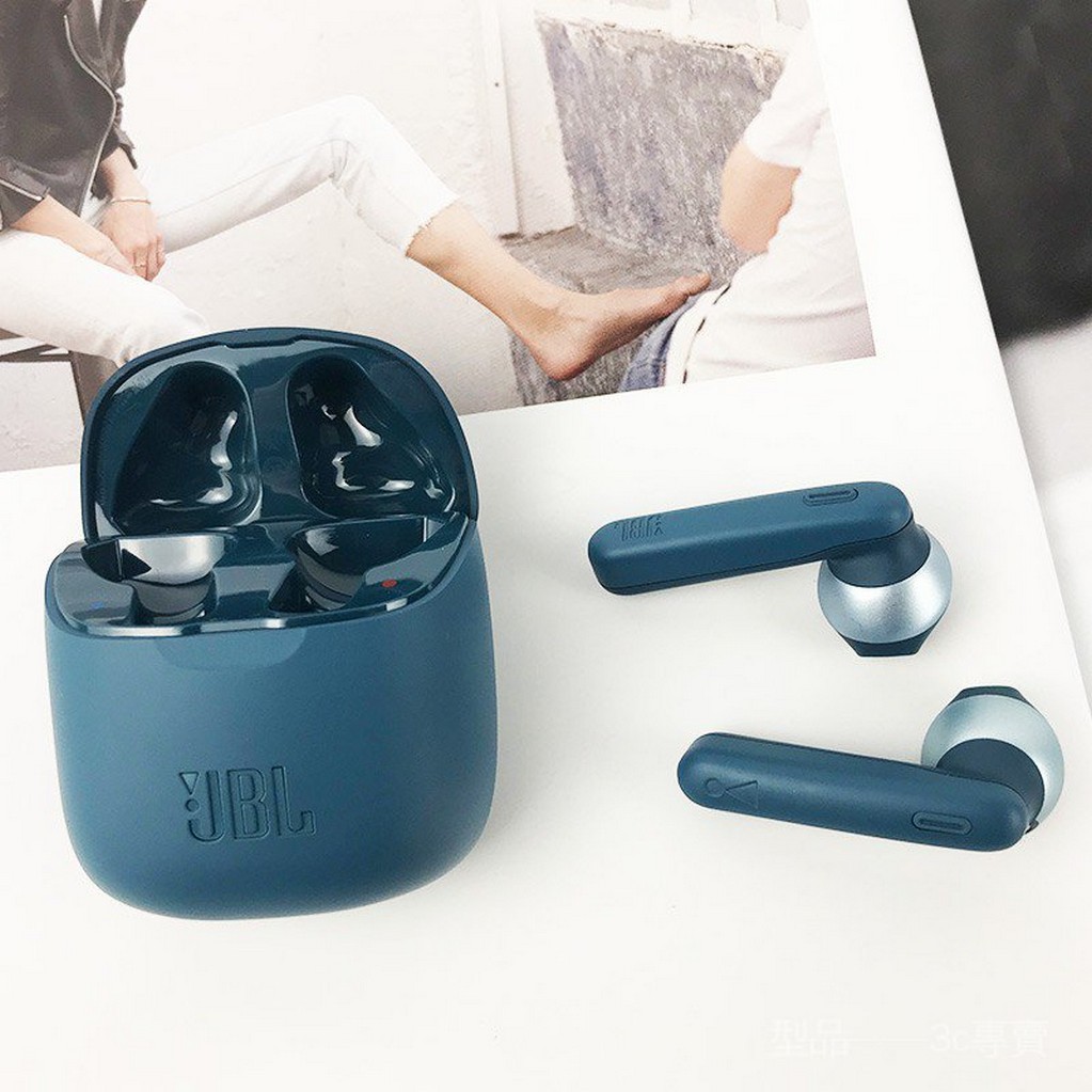 ใหม่ หูฟัง JBL Tune 225TWS Wireless Earbuds T225 TWS True หูฟังบลูทูธ หูฟังไร้สาย Stereo Pure ...