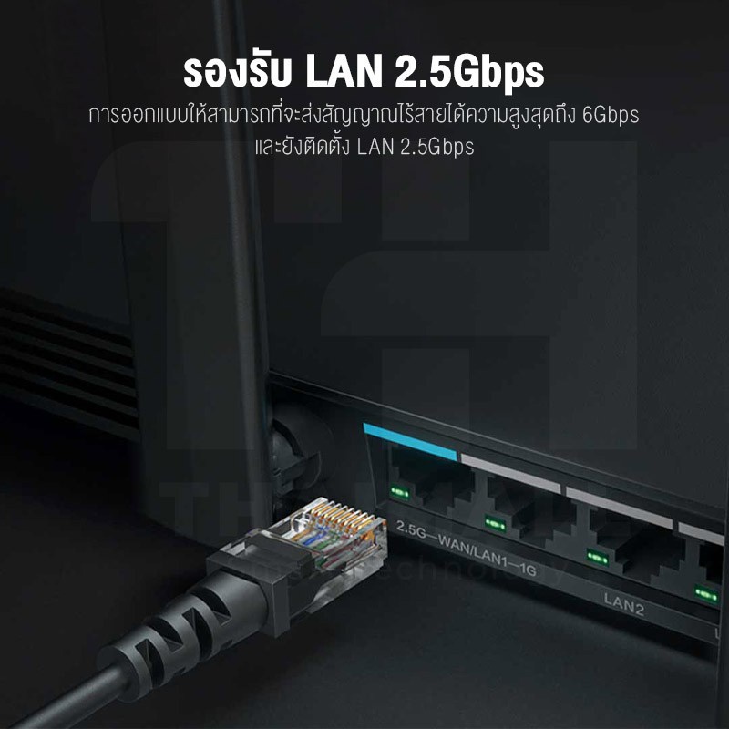 3249 บ.โค้ด 4U29WZW9 Xiaomi Mi Router AX6000 AIoT WiFi6 IoT 5G เราเตอร์ ...