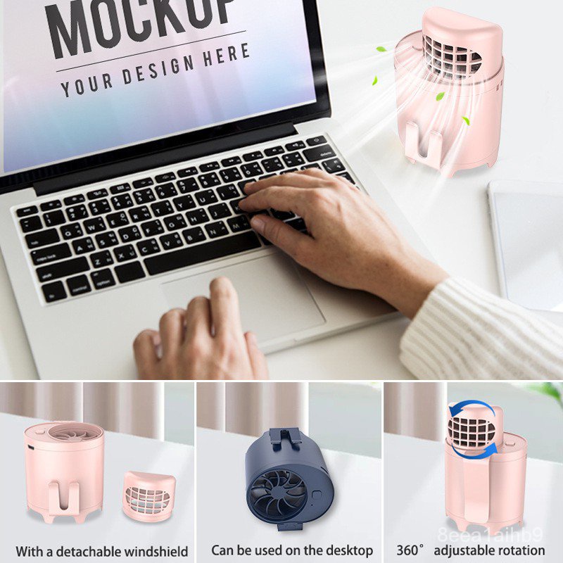 eTxD 4 In 1 USB Charging Portable Outdoor Cooling Fan Mobile Mini Waist ...