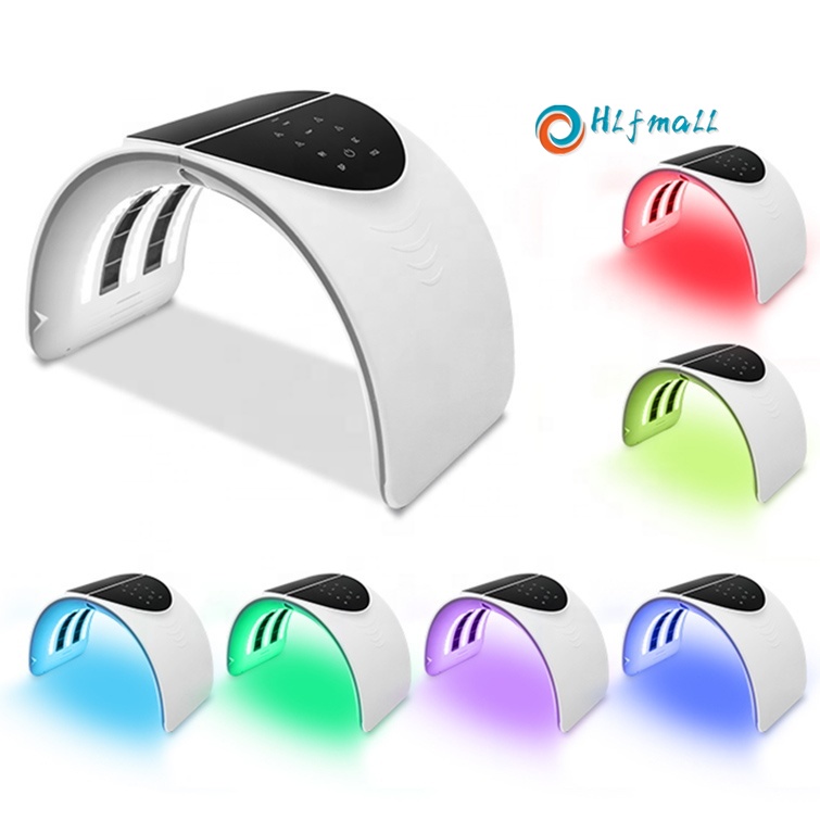 Foldable Photon PDT Led Light Facial Mask Machine 7 Colors Acne ...