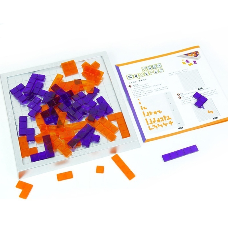 Parents and Children's Strategy Board Game Tetris Chess Family ...