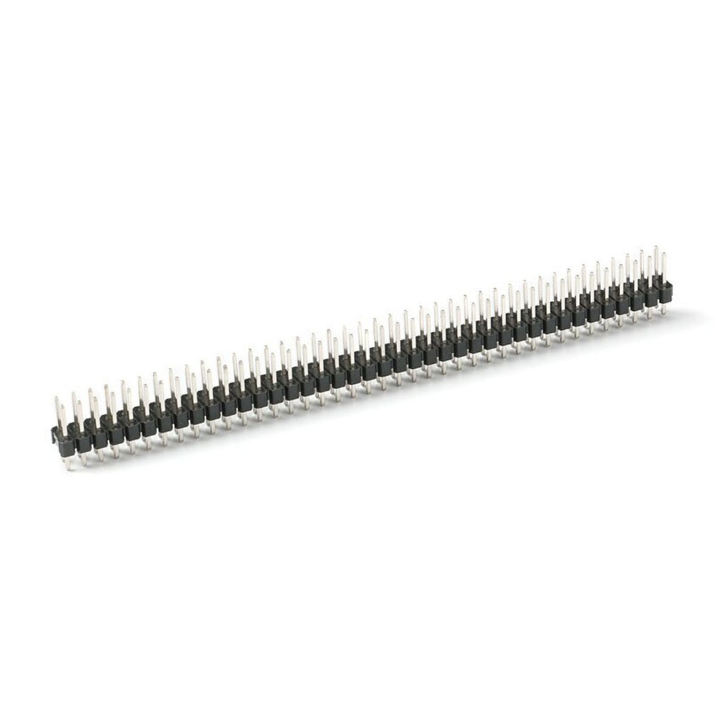 พร้อมส่ง-2x40 Pin Pitch 2.54 mm Straight Male Dual Row Header Strip PBC ...