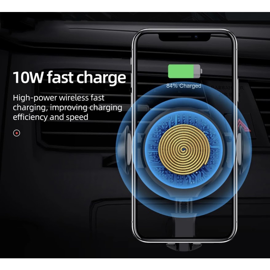 พร้อมส่ง Hoco CA60 10W ที่วางโทรศัพท์ในรถยนต์ Automatic Induction In-car Holder wireless Fast ...