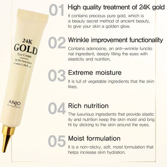 ANJO 24K Gold Eye Cream 40ml. - seoulshop - ThaiPick