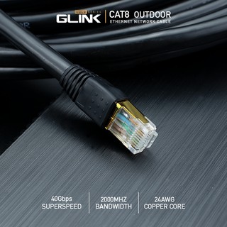Glink Cable Lan Cat8 Ethernet Network Superspeed 40Gps 2M/3M/5M สายแลน ...