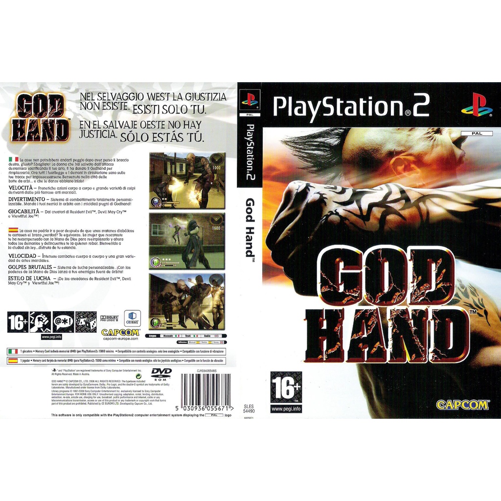 God Hand แผ่นเกมส์ PS2 | Shopee Thailand