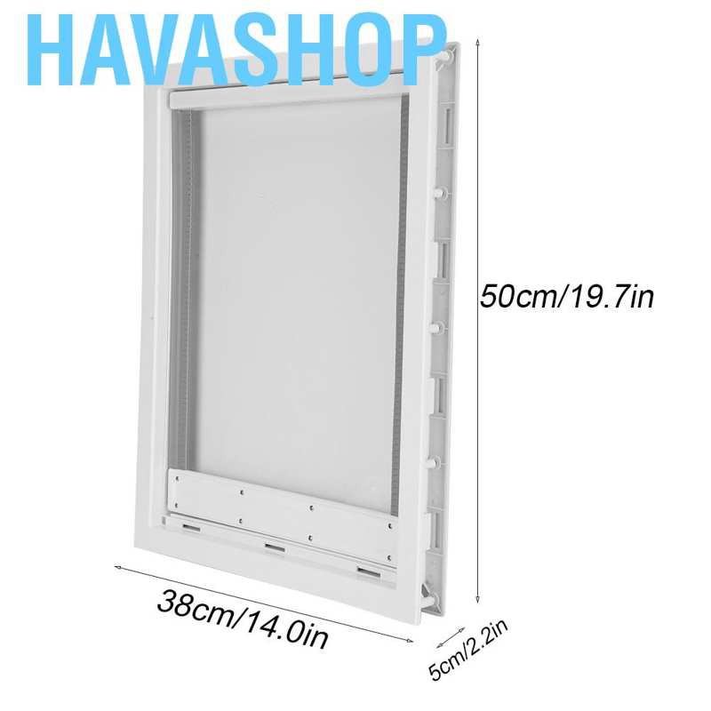 Havashop ประตูสัตว์เลี้ยงแบบอัตโนมัติ Abs ขนาดใหญ่สีขาว JGnf - m2gqv9a ...